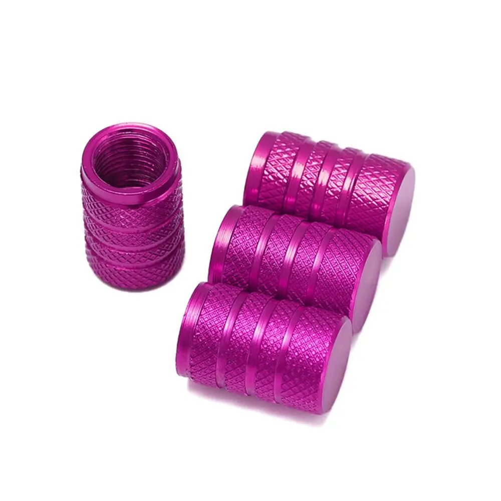 Велосипедные колпачки клапанов Bike Air Valve Caps Розовый, purple