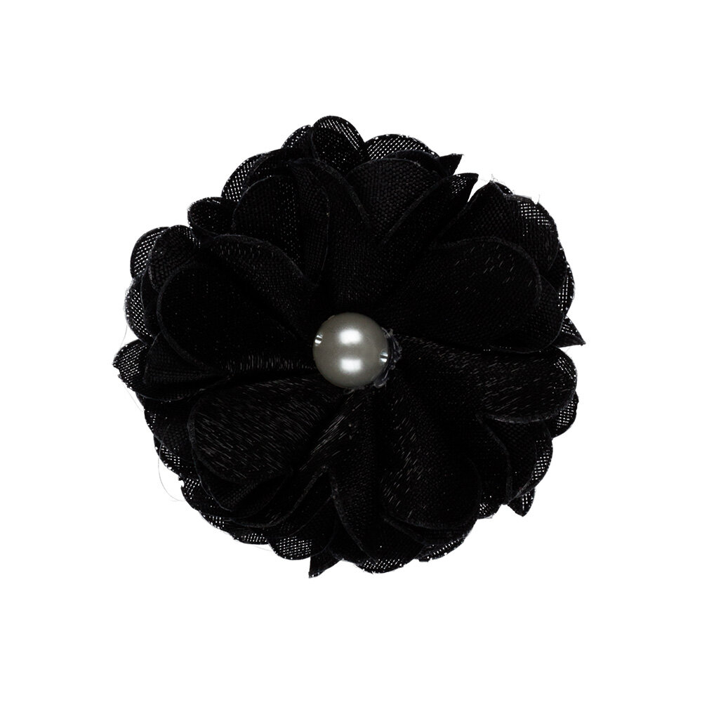 BLITZ 42 Цветок №73 черный декоративный элемент для интерьера и аксессуаров