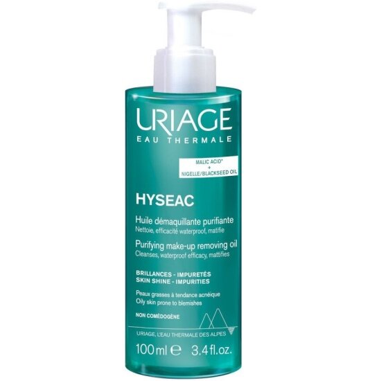 Масло для снятия макияжа Uriage Hyseac очищающее, 100 мл.