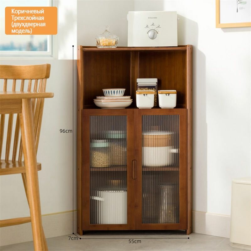 Угловой шкаф-витрина