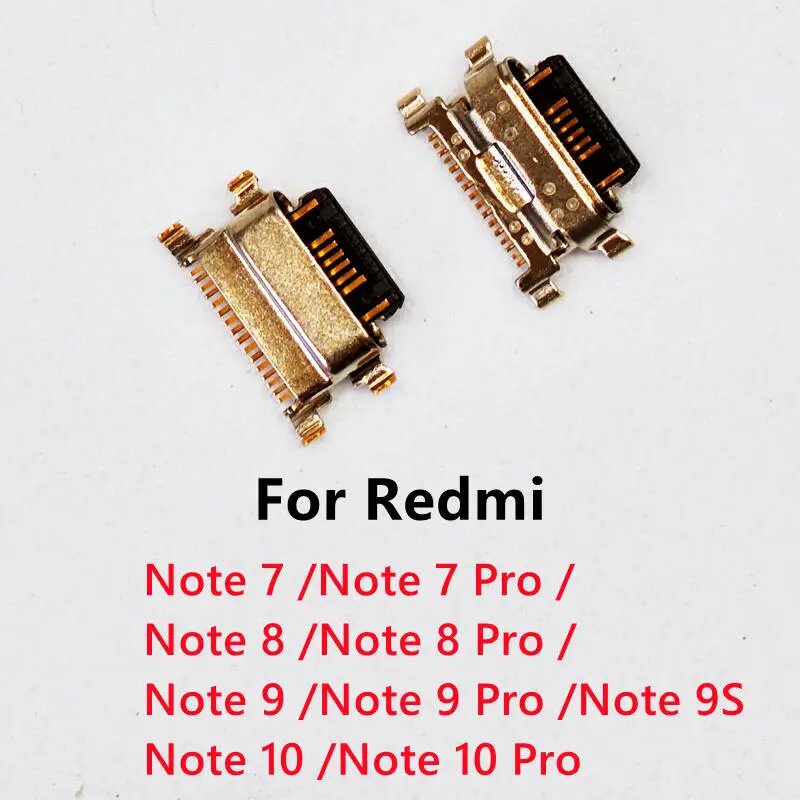 10шт. USB порт для Xiaomi Redmi Note 11/10/9