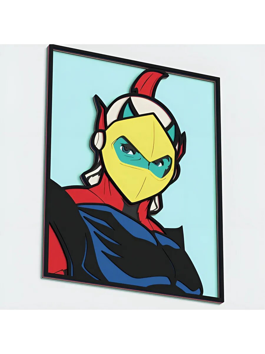 3D Картина по номерам из дерева Дюк Флид, 23x30 см