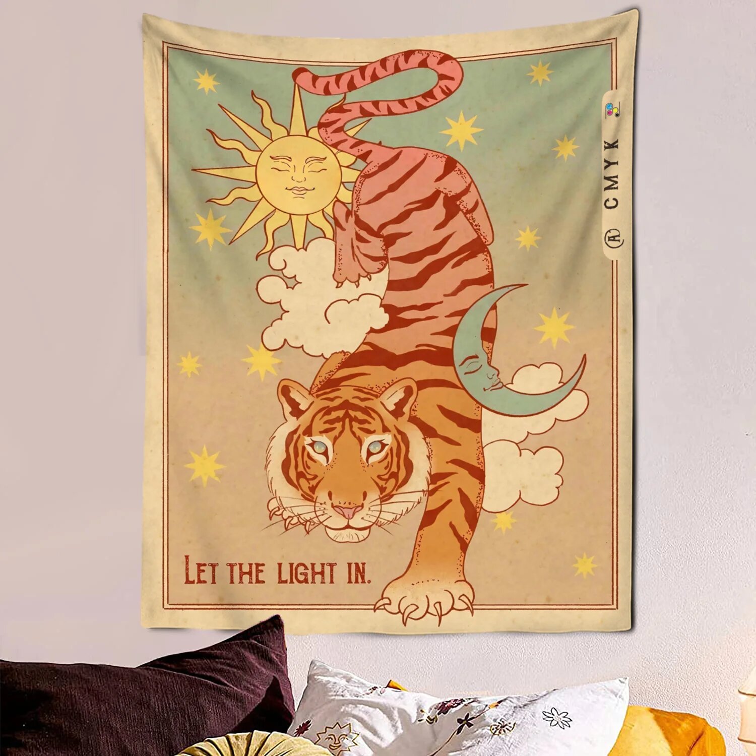 Kawaii Comics Dream Cat Card Гобелен 100% полиэстер 95x70cm, gt1124-14