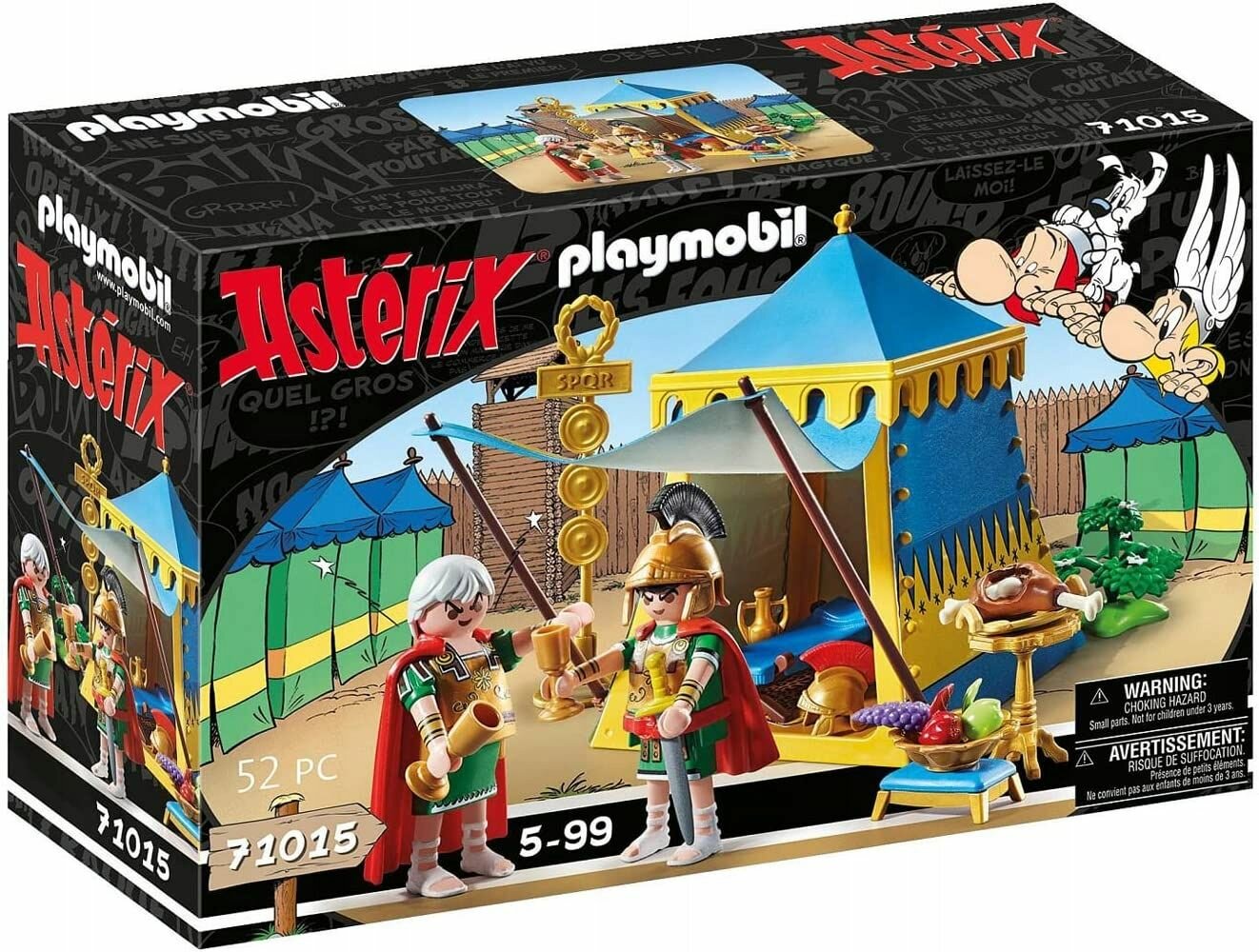 Конструктор Playmobil Asterix - Палатка командира с генералами - Плеймобиль Астерикс 71015