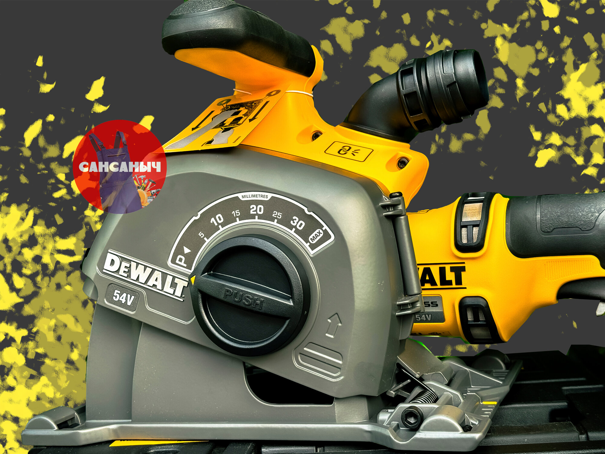 Аккумуляторный штроборез DEWALT DCG200NT 54В