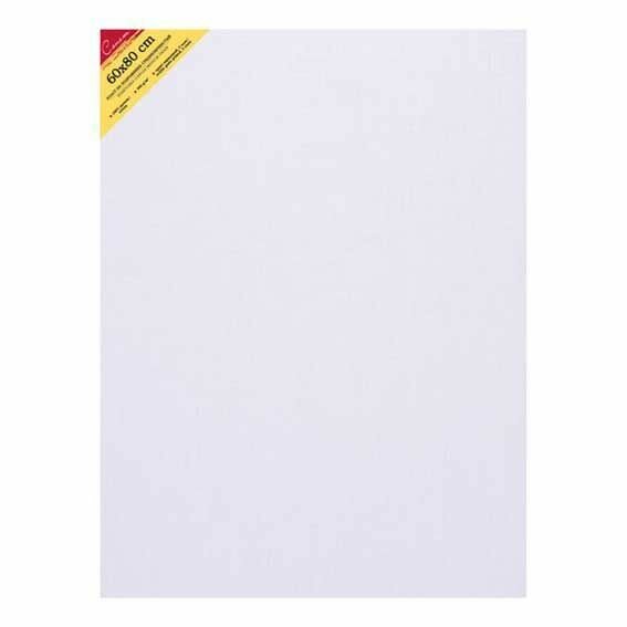 Холст на подрамнике ЗХК "Сонет," размер 60х80 см, 100% хлопок, 380 г/м2, средняя зернистость (E5305-B-60x80)