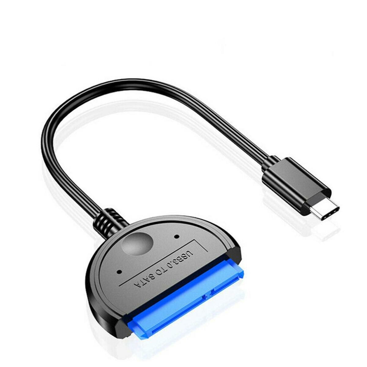 Кабель-переходник USB 3.1 Type C SATA «папа» на 2,5-дюймовый жесткий диск SSD-накопитель, проводной адаптер, кабель-пере