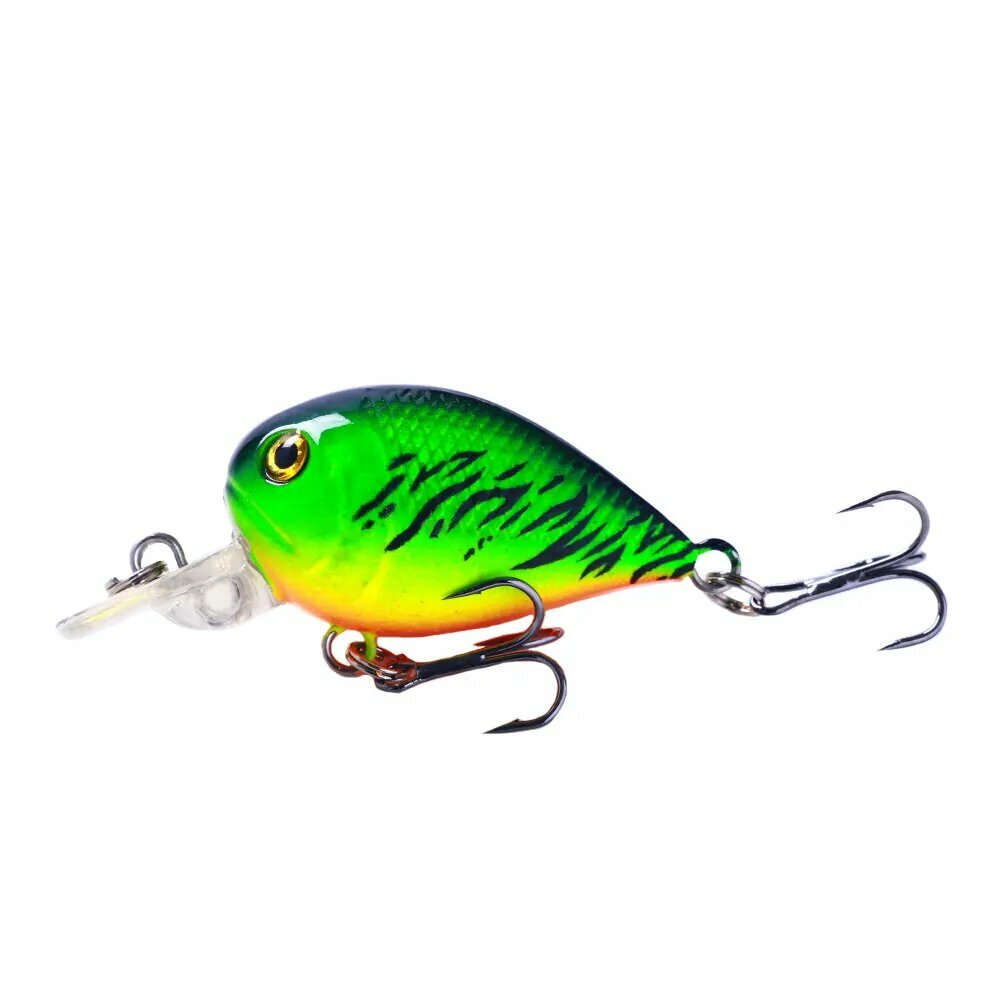 WESTBASS Micro Crankbait, 50mm, 5g, Зеленый, Color A