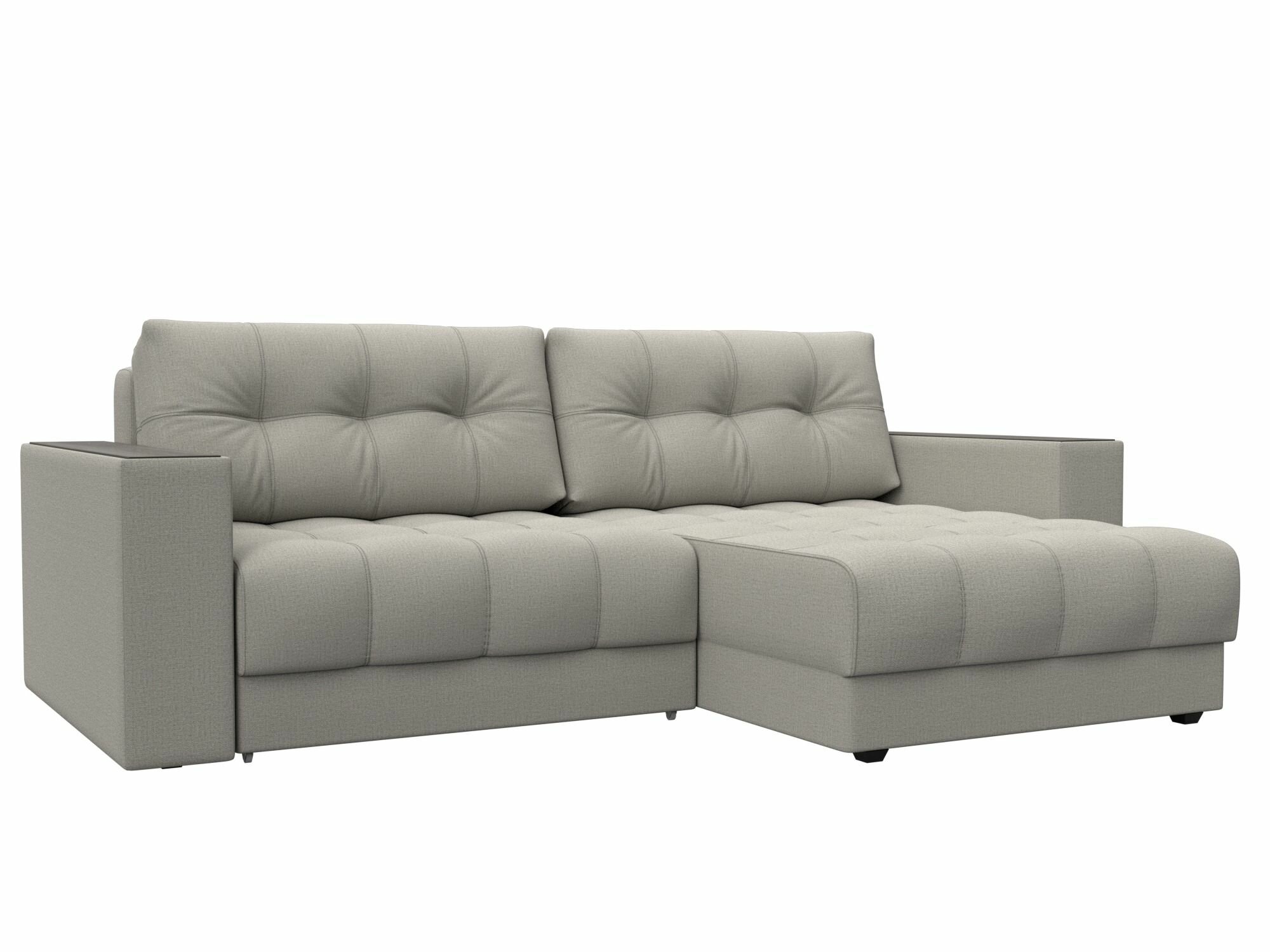 Диван угловой с декором Бруно НПБ, Рогожка