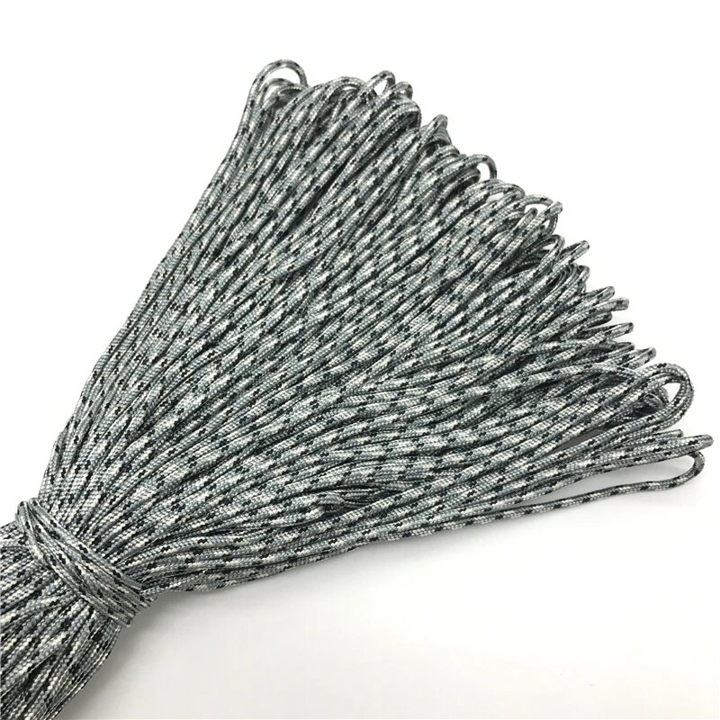Нейлоновый шнур серый 2 мм, 10 ярдов CyanRafts
