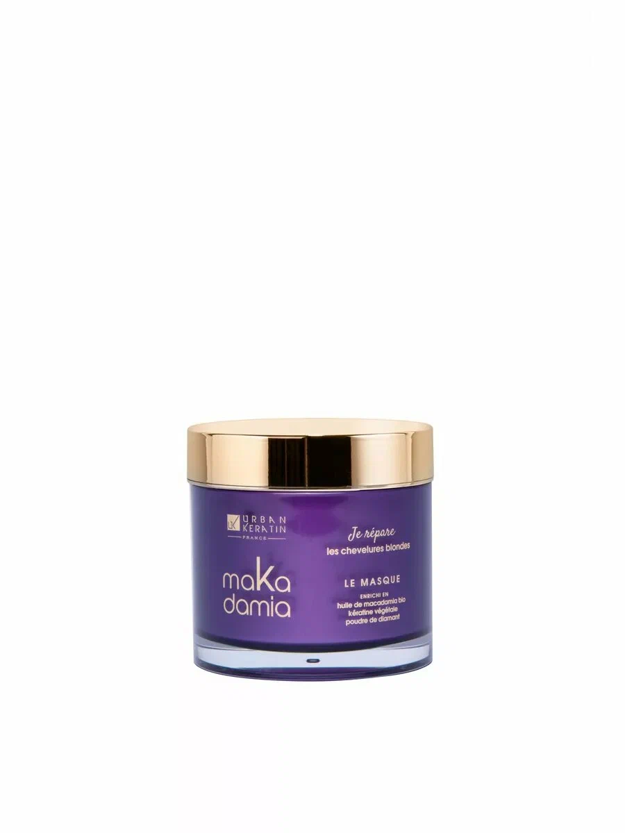 URBAN KERATIN Makadamia Cheveux blonds Урбан Кератин маска для волос цвета блонд 200 мл -
