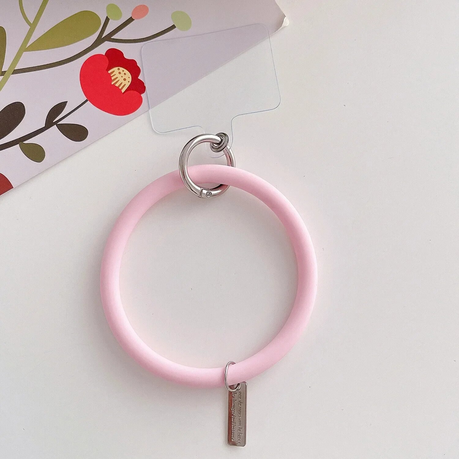 1 шт, Универсальный брелок-кольцо для iPhone, Xiaomi, Samsung Розовый
