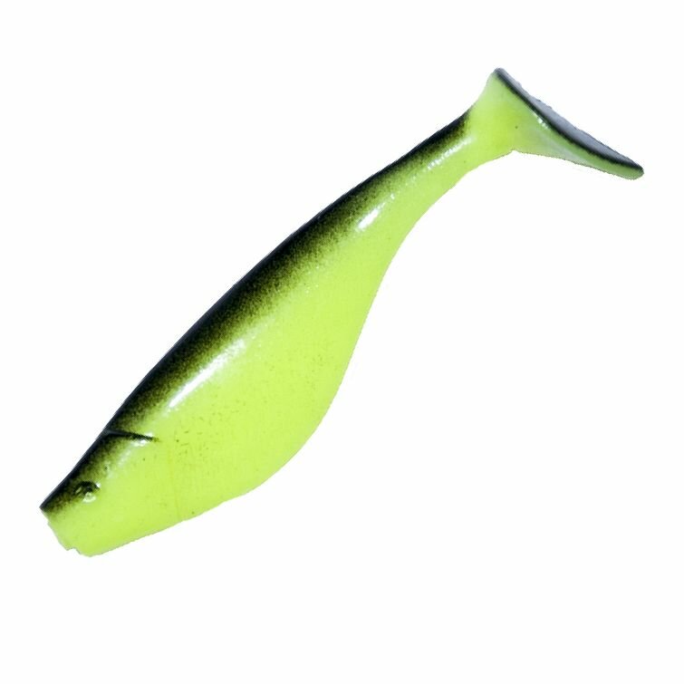 Силиконовая приманка на щуку, на судака, на окуня RUBICON Power Bait RIPPER-MAG, 55 мм, цвет P158 (10 шт) /мягкая съедобная резина для рыбалки