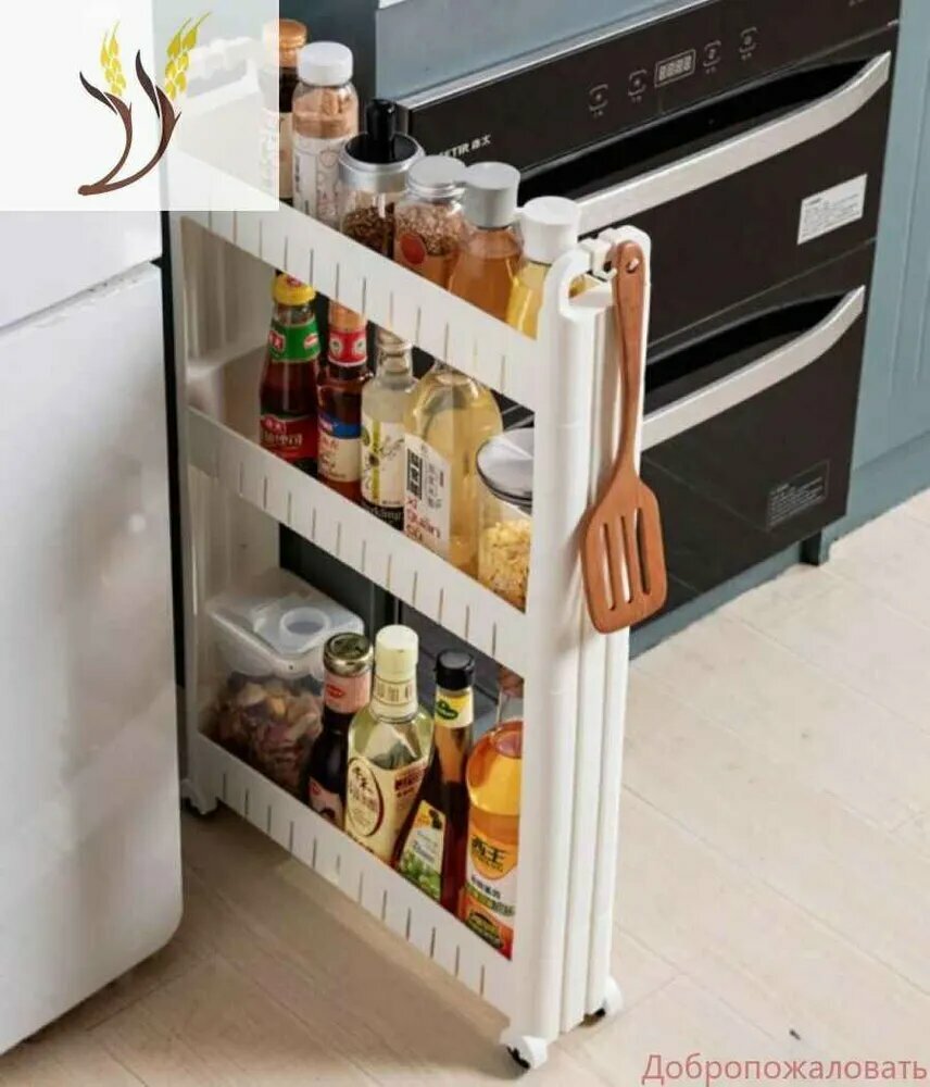 Шкаф-пенал для ванной, 10х45х72 см, Универсальный