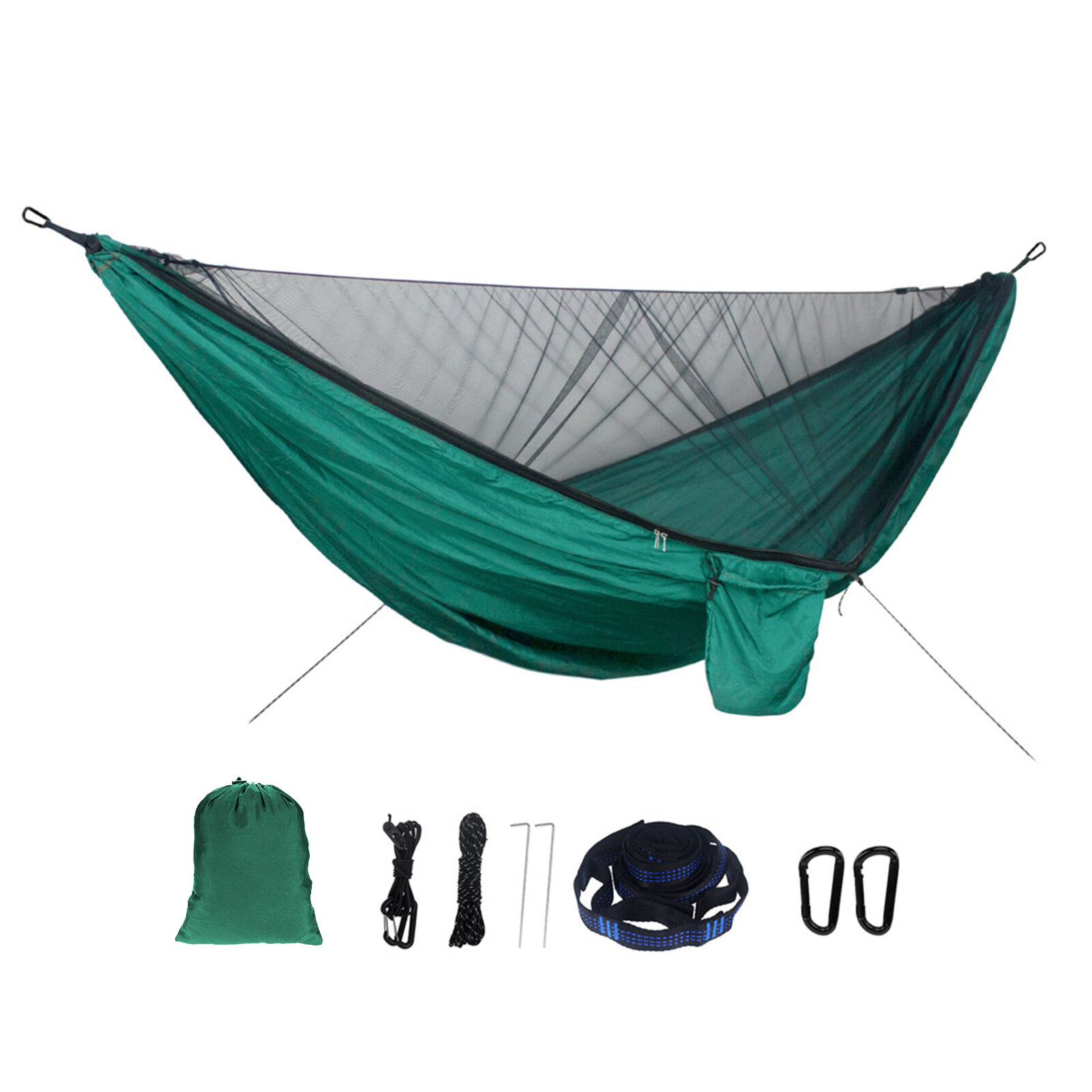 Гамак на открытом воздухе с москитной сеткой