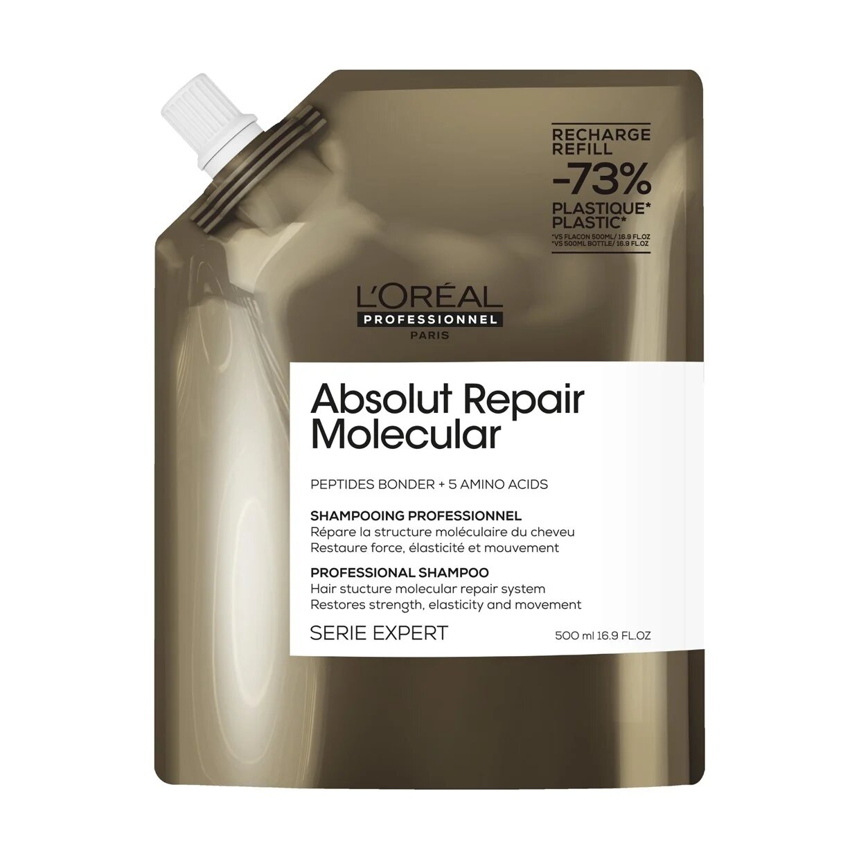 L'Oreal Professionnel Serie Expert Absolut Repair Molecular - Шампунь 500 мл (рефилл)