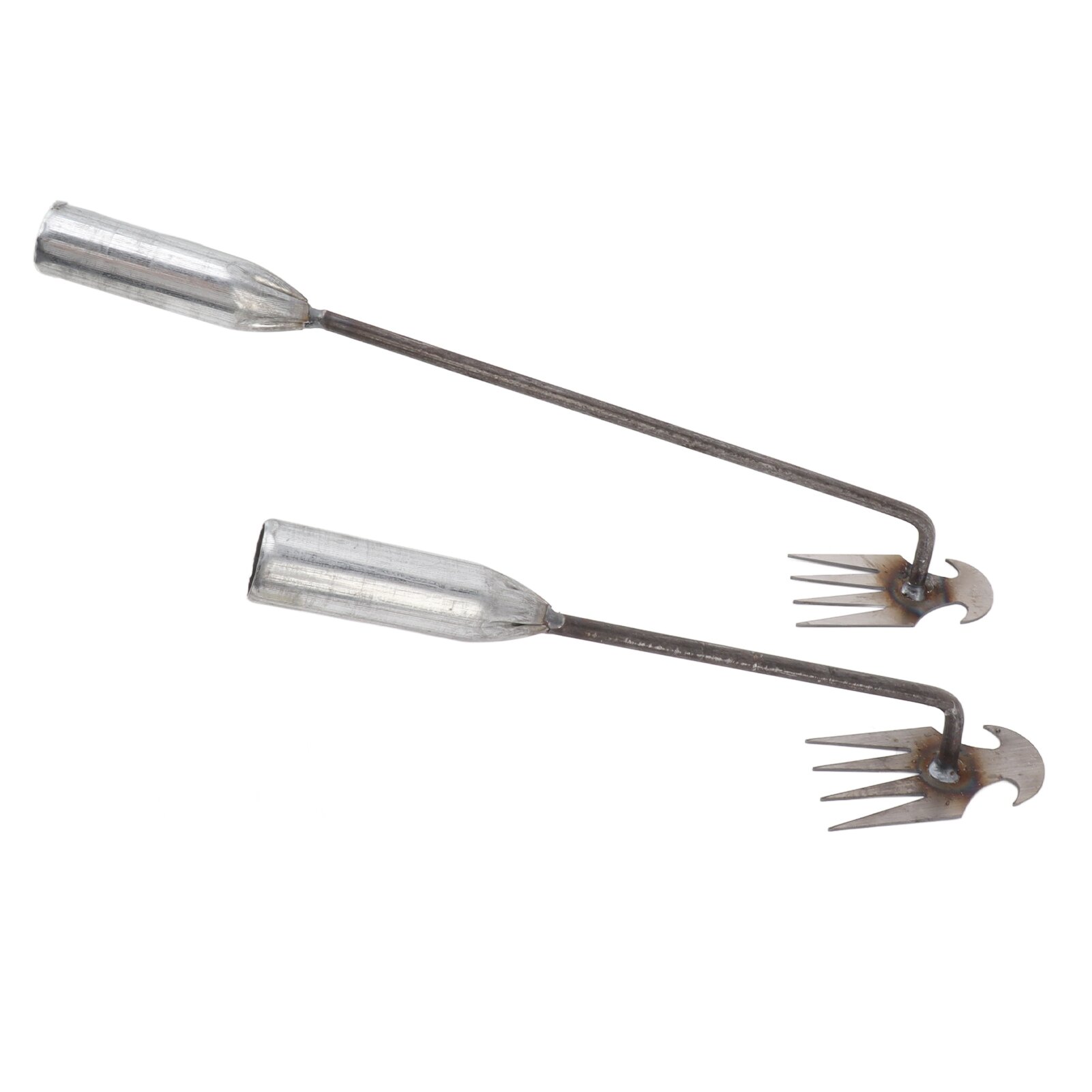 2 шт, инструмент для прополки артефактов, корчеватель, 4 зубца, двойного назначения, устройство для удаления сорняков, ручной бытовой сельскохозяйственный инструмент