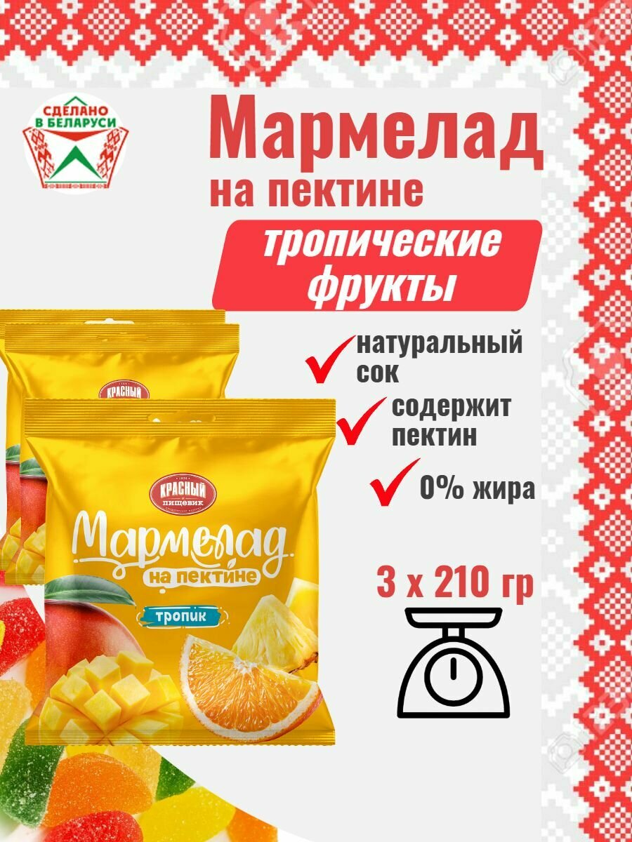 Мармелад на пектине с натуральным соком