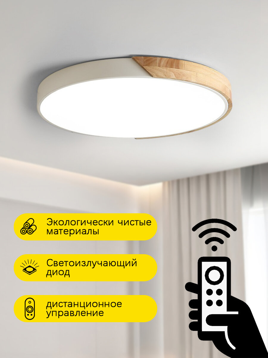 Светильник потолочный светодиодный Балтийский Светлячок, LED 24Вт