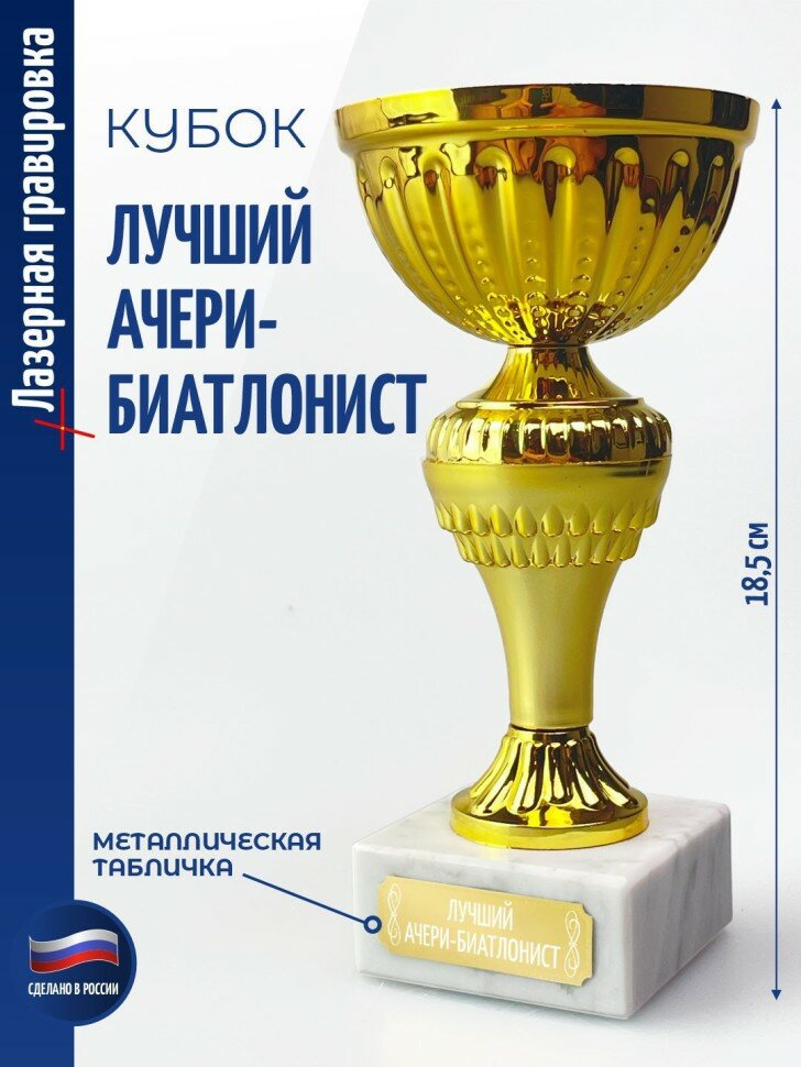Кубок "Лучший ачери-биатлонист" (18,4 см)