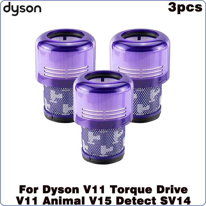 Запасные части HEPA-фильтров для Dyson V11 Torque Drive V11 Animal V15 Detect SV14 3pcs