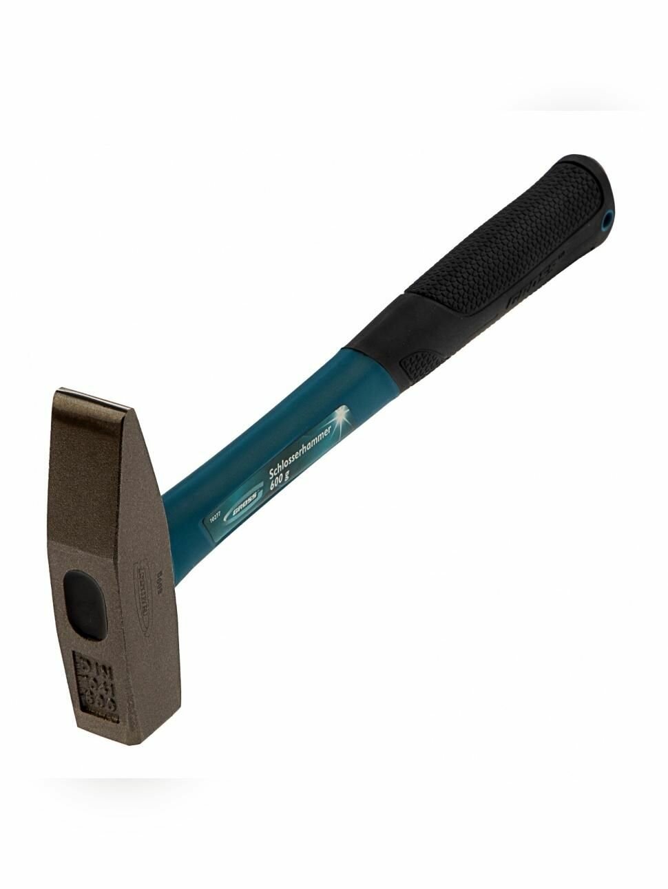Молоток слесарный, 600 г, квадратный боек, фибергласовая обрезиненная рукоятка Gross 10277
