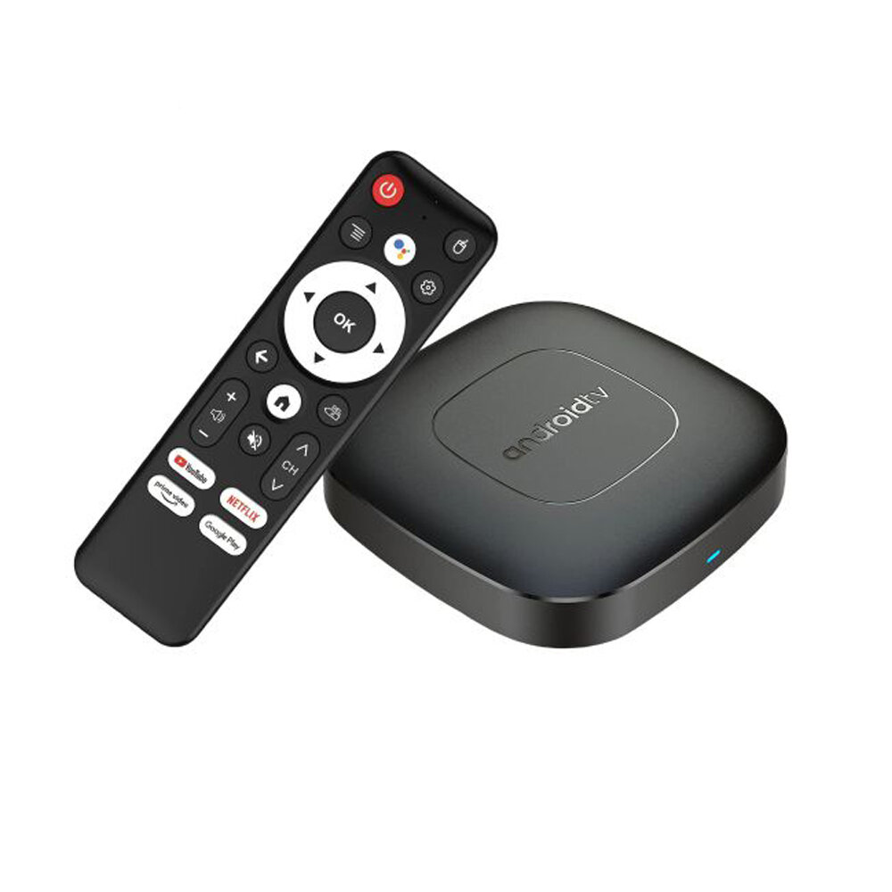 Умный домашний кинотеатр Android13 TV Box AllwinnerH313 с Google Assistant, потоковой передачей Netflix, Bluetooth, медиаплеером 2G16G, 2.4G5G Wifi T1