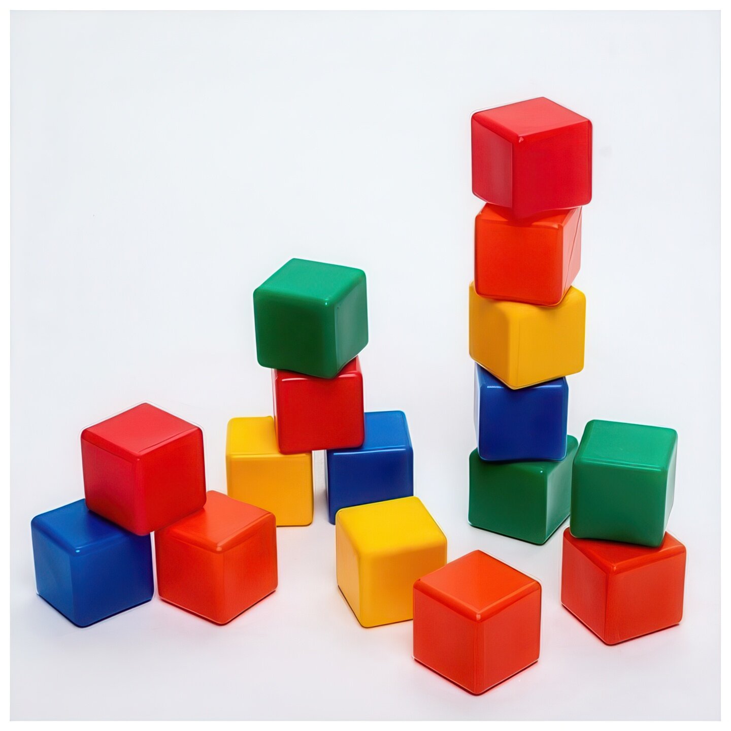 Набор цветных кубиков (16 шт, 60*60) 1200605