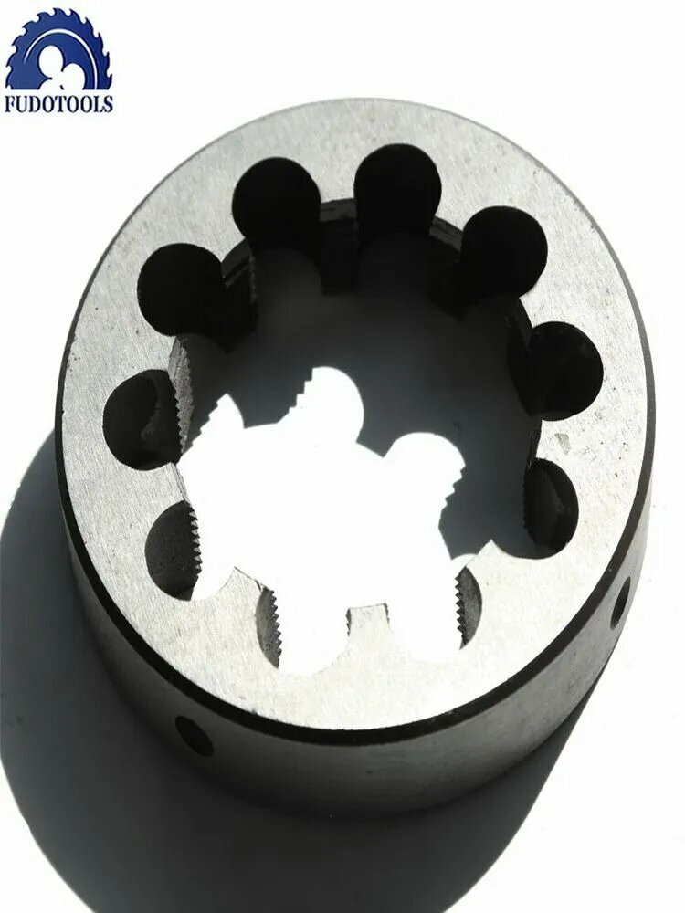 Плашка ручная, правая резьба, М65х2,0, Сталь инструментальная, 1 штука, FUDO