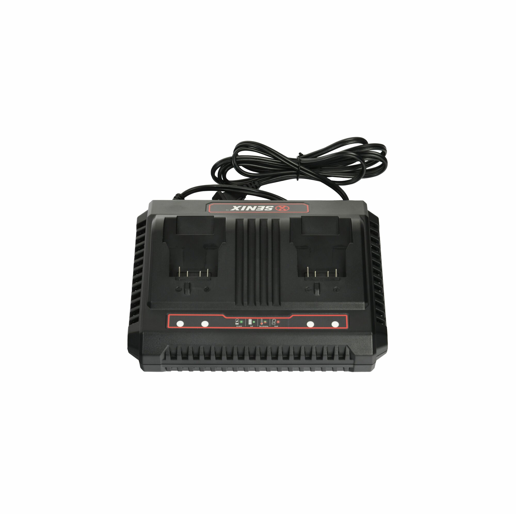 Двухпортовое зарядное устройство Senix CHDX2-M-EU, серия X2 20В, 6A