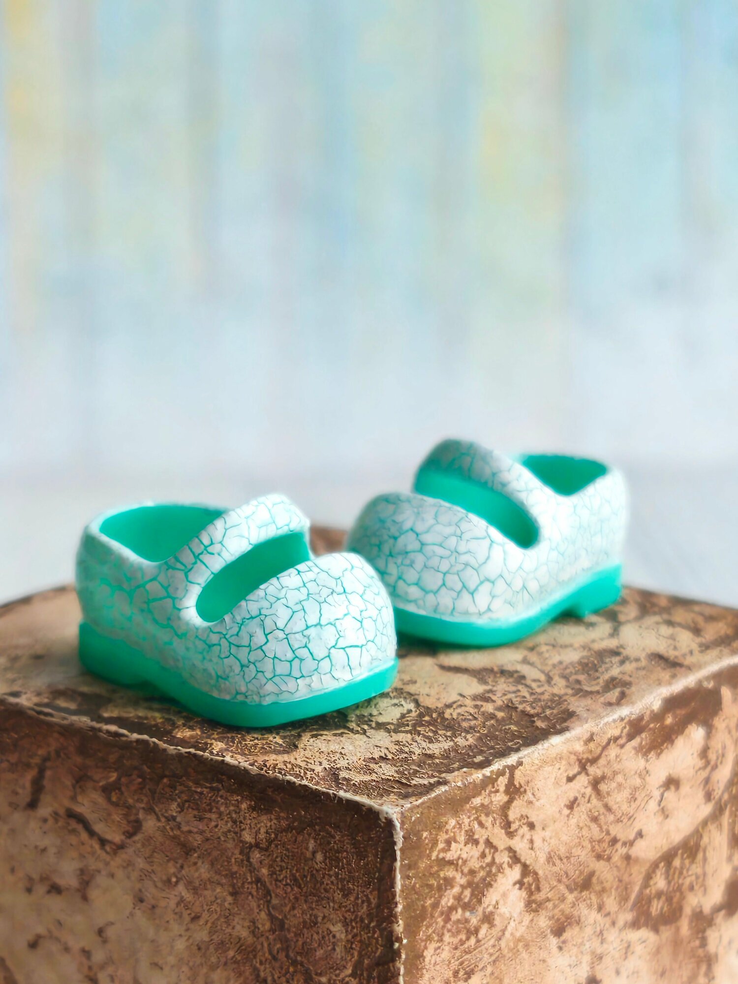 Туфли "Кракелюр" для куклы YMY