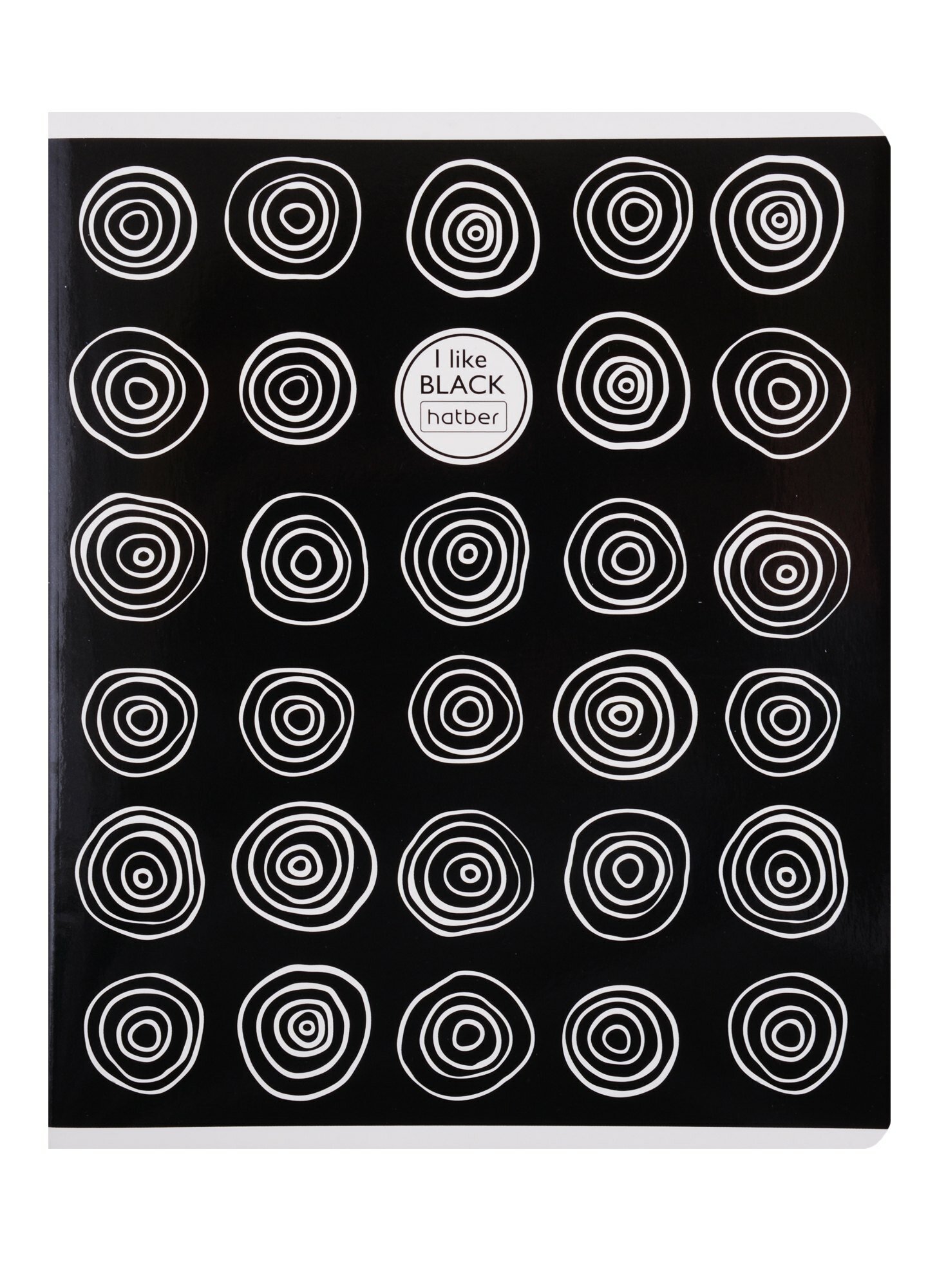 Тетрадь в клетку Hatber, I Like Black, 48 листов, в ассортименте