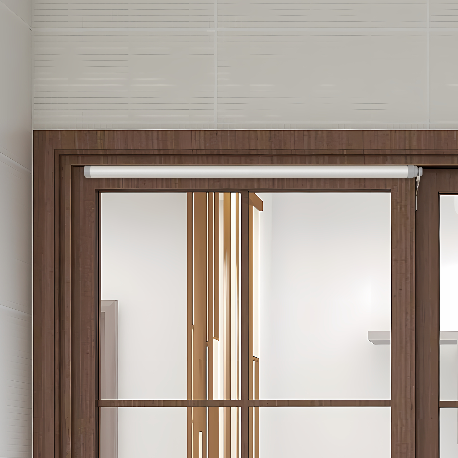 Замыкатель самозакрывающейся раздвижной двери, пневматический амортизационный буфер тихий, скорость раздвижения регулируемая, материал алюминиевый сплав, подходит для ширины двери 750-1300мм