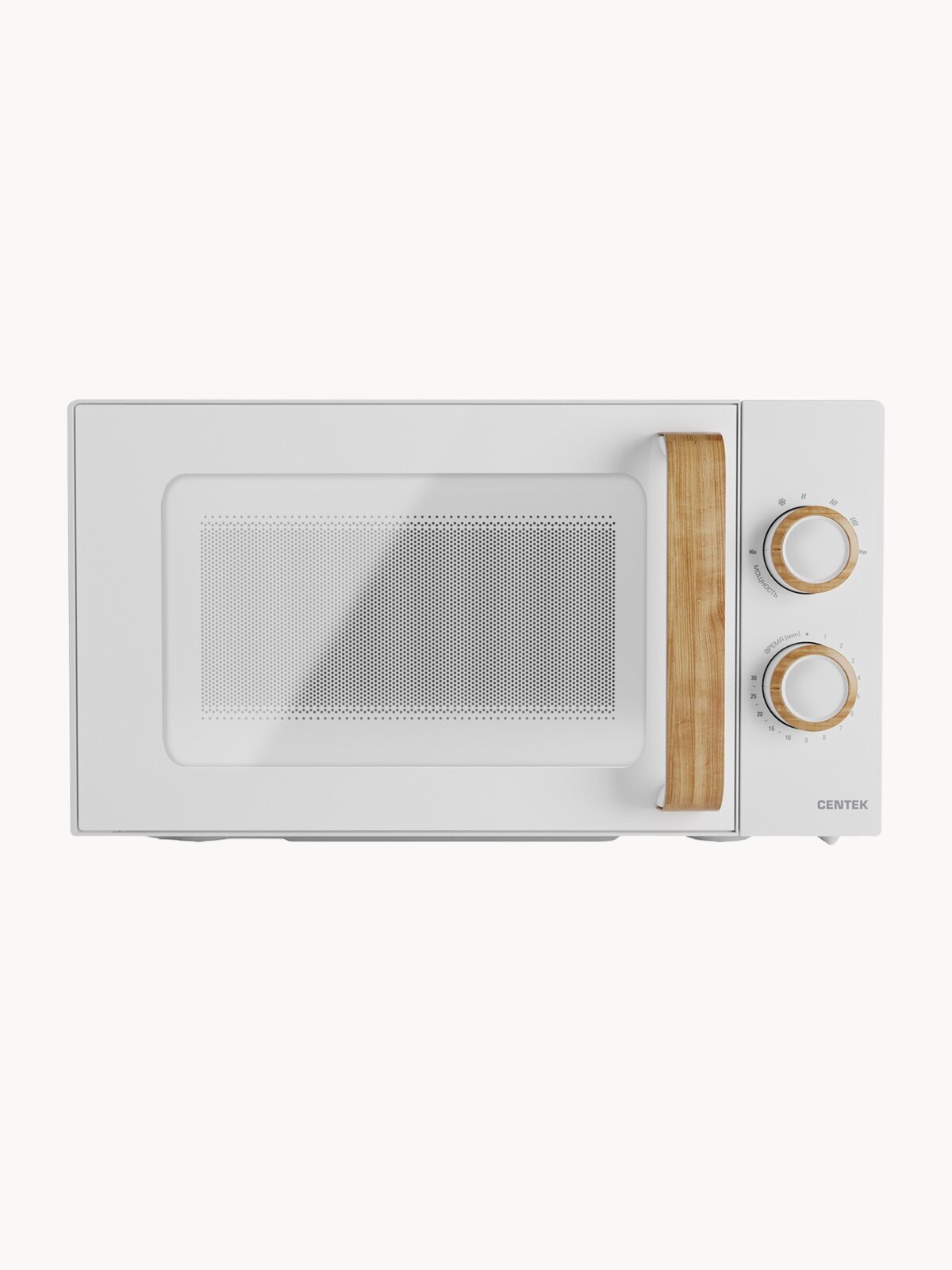 Микроволновая печь CENTEK CT-1559 White: 700ВТ, 20л, 6 уровней мощности, таймер, подсветка, микроволновка СВЧ