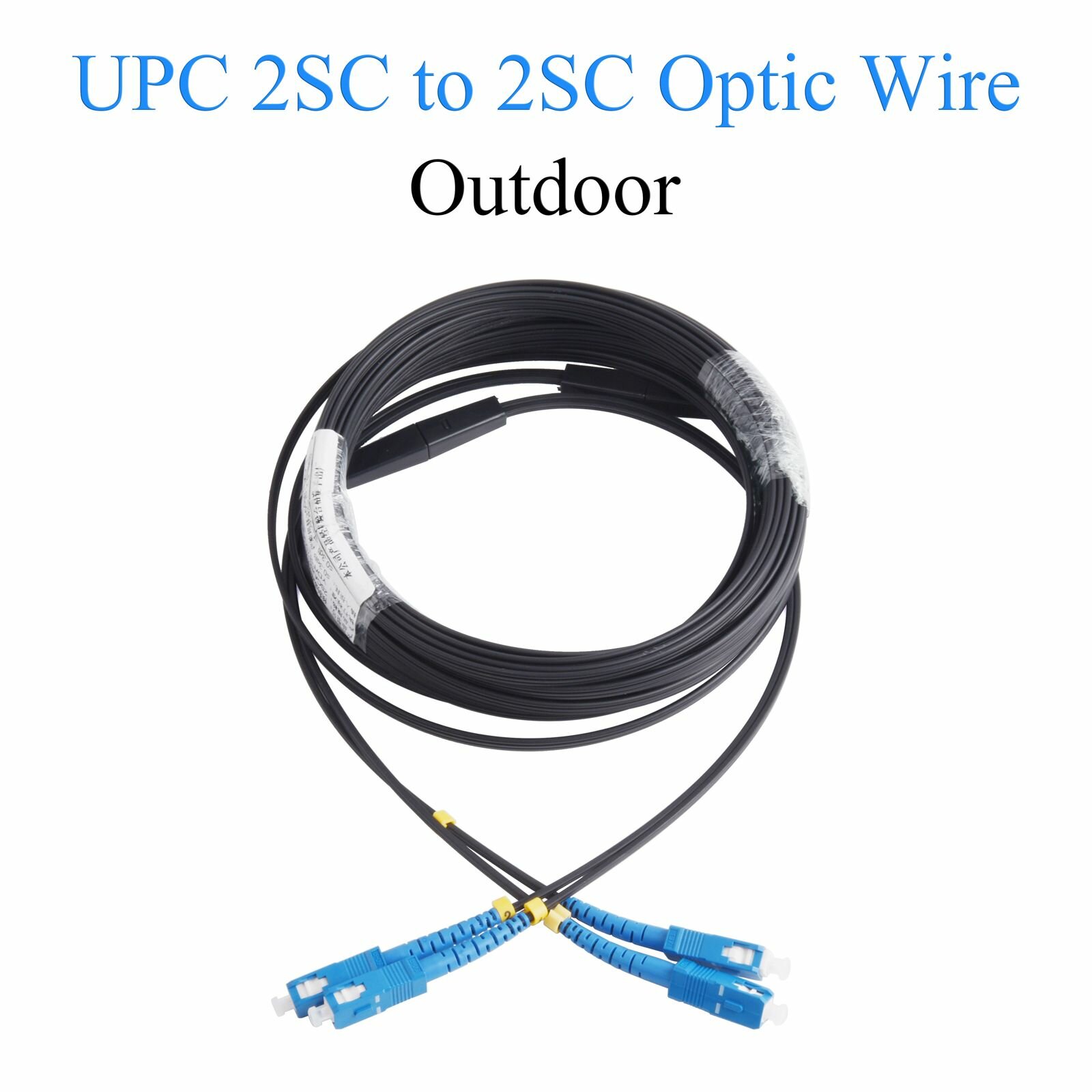 Кабель для интернет-соединения SC/SC, 300 м, черный