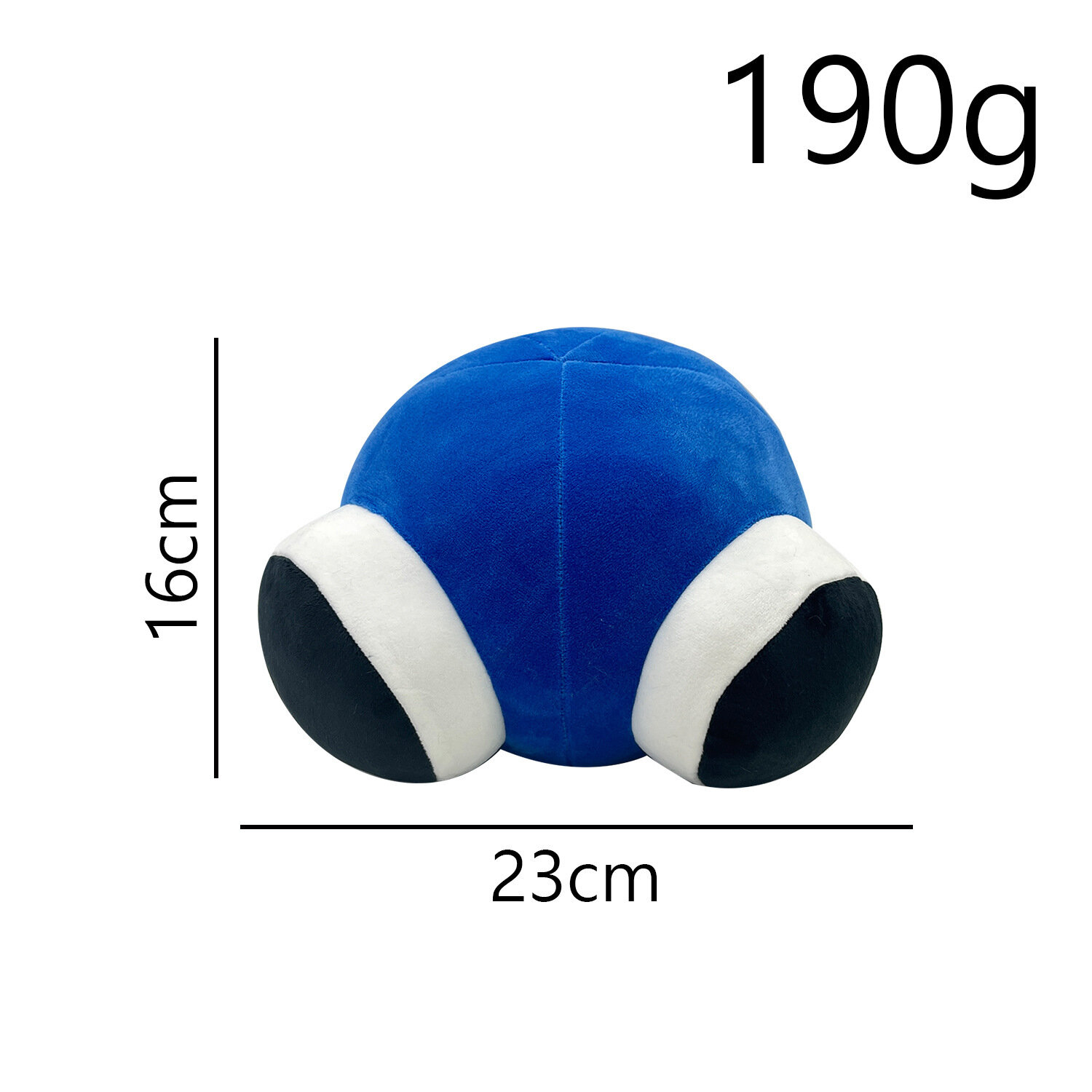 Радуга Друзья Rainbow Friends Chapter 2 глотка водяного монстра динозавра плюшевая игрушка глаза голова Голубая