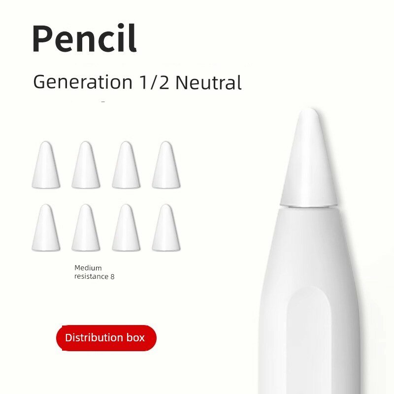 Защитный чехол для наконечника Apple Pencil, подходит для первого и второго поколения, для iPad 12, емкостного стилуса.