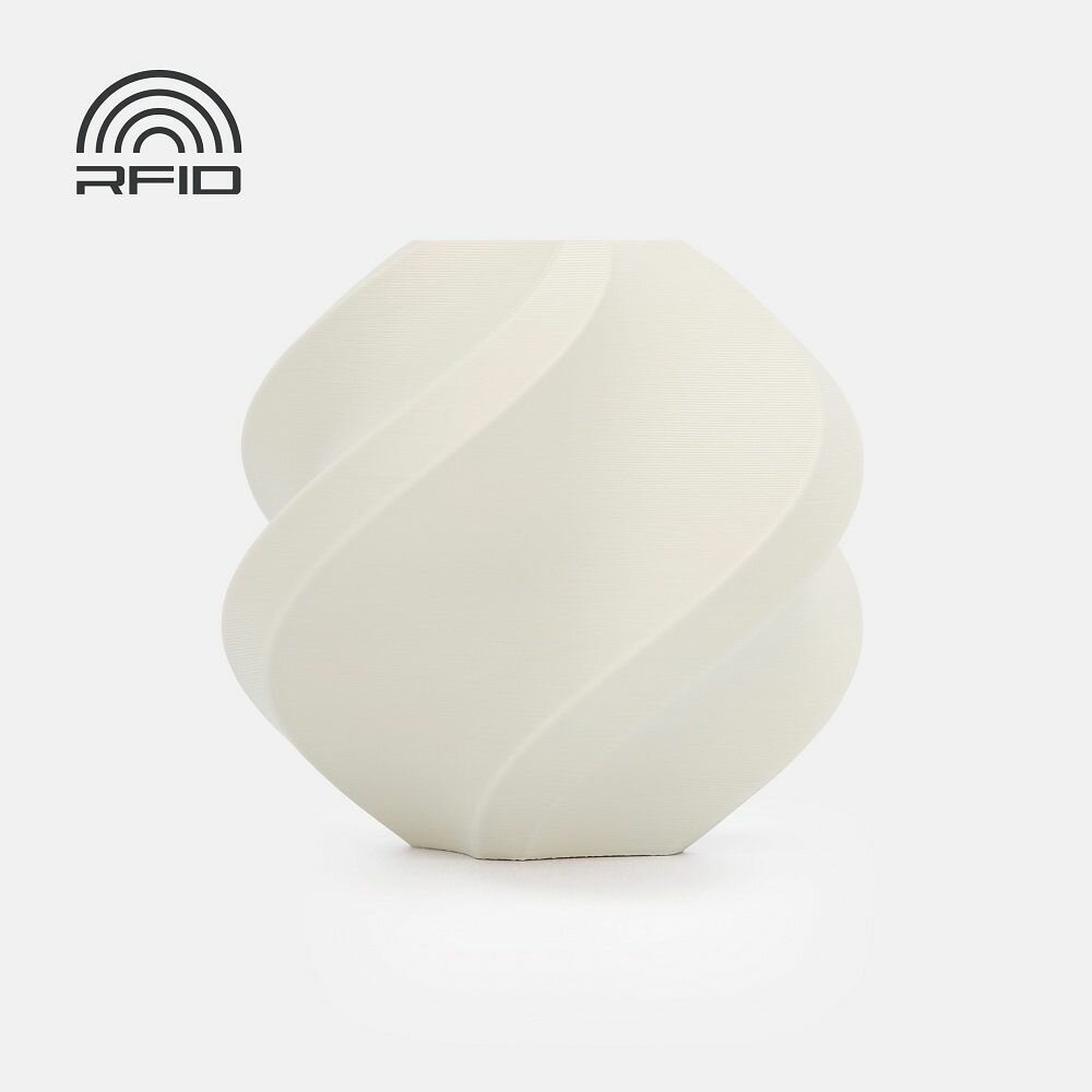 Катушка PLA Matte пластика Bambu lab 1.75 мм 1кг, слоновая кость A01-W2-1.75-1000-SPL
