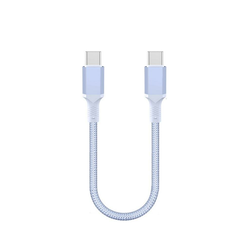 Двуглавый кабель для передачи данных типа C, подходящий для зарядки нескольких устройств, фиолетовая шестигранная модель-2 м