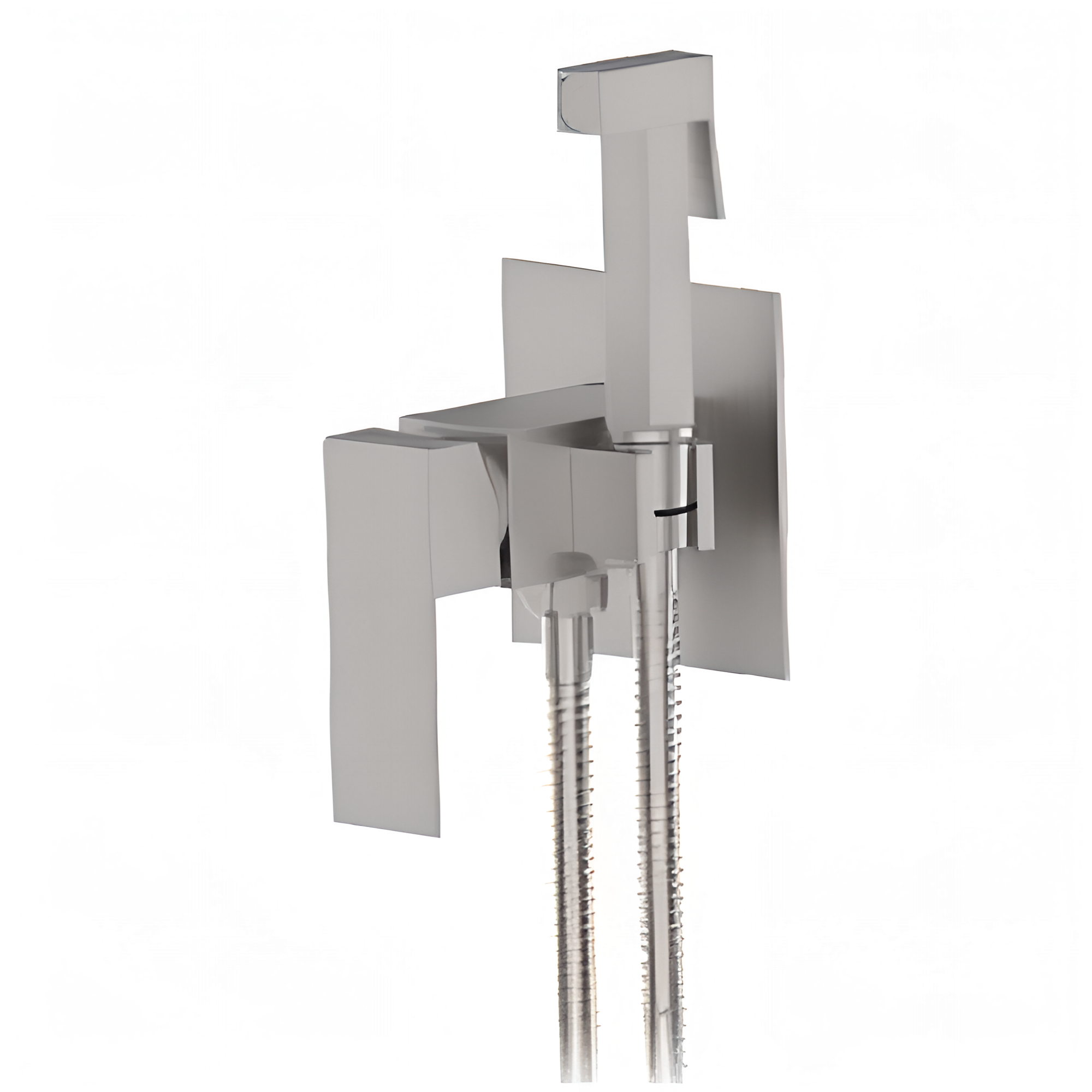 Гигиенический душ встраиваемый однорычажный Frap F72802 нержавеющая сталь