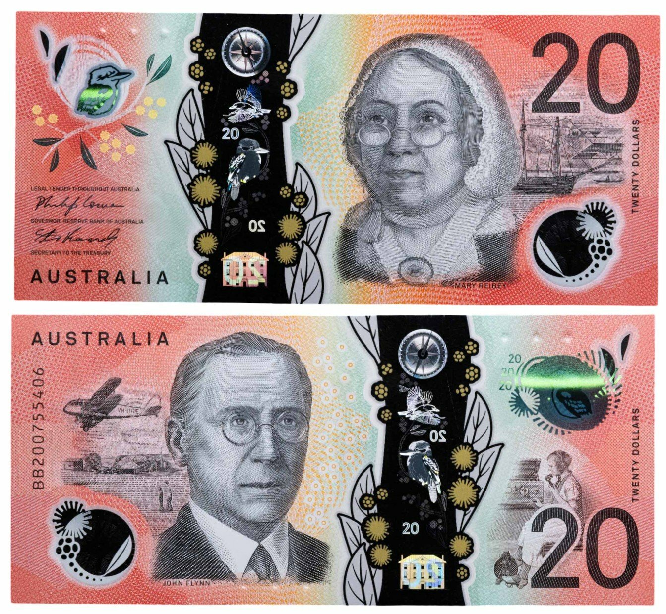 Австралия 10 долларов 2019-2022