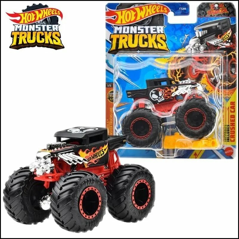 Эксклюзивный монстр трак Hot Wheels FYJ44 Bone Shaker от Mattel