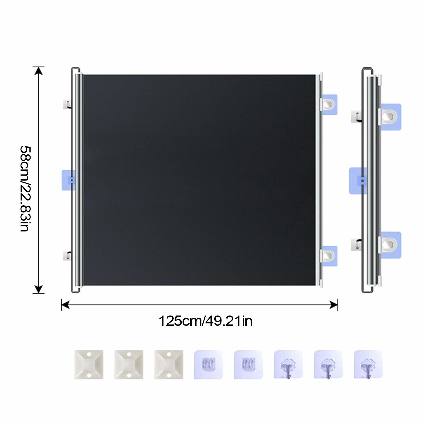 Сетка-барьер для животных, перегородка собак 125*58 см дома, Раздвижной барьер безопасности детей и животных/ ограничитель на лестницу дверные проёмы