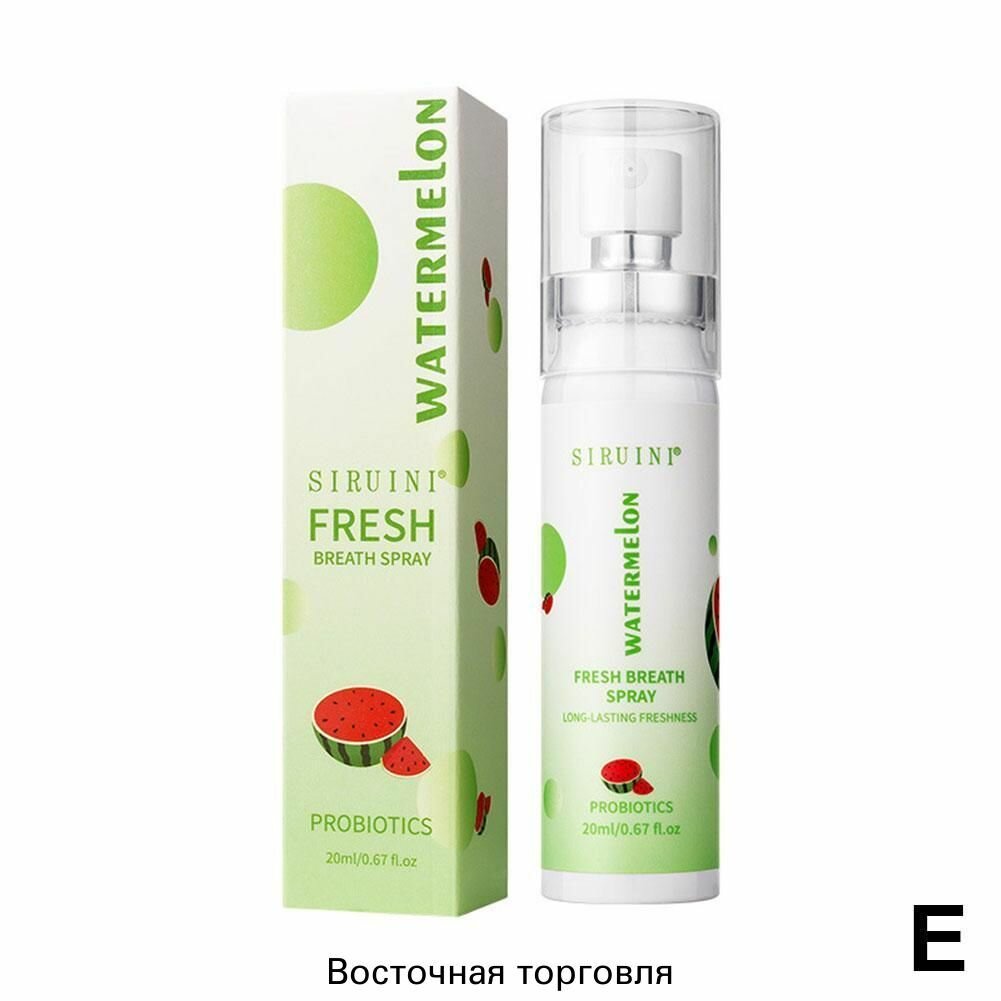 Освежитель дыхания в виде спрея, Содержит пробиотики, Длительное свежее дыхание