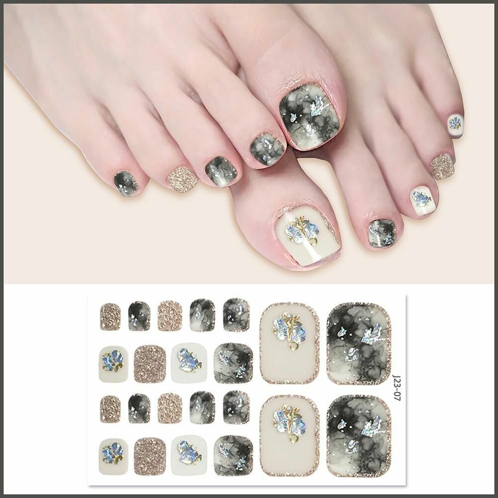 22tips Baking Free Наклейки для ногтей на ногах