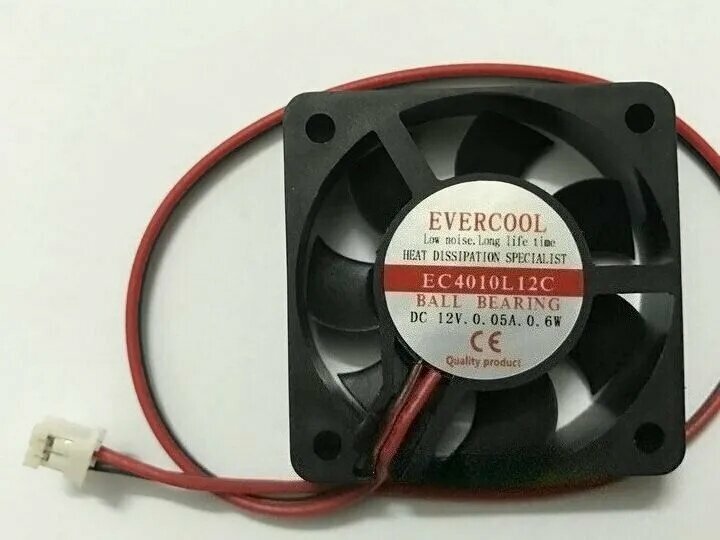 EVERCOOL 4010 EC4010L12C DC12V 0.05A 0.6W 40 * 10MM бесшумный вентилятор -