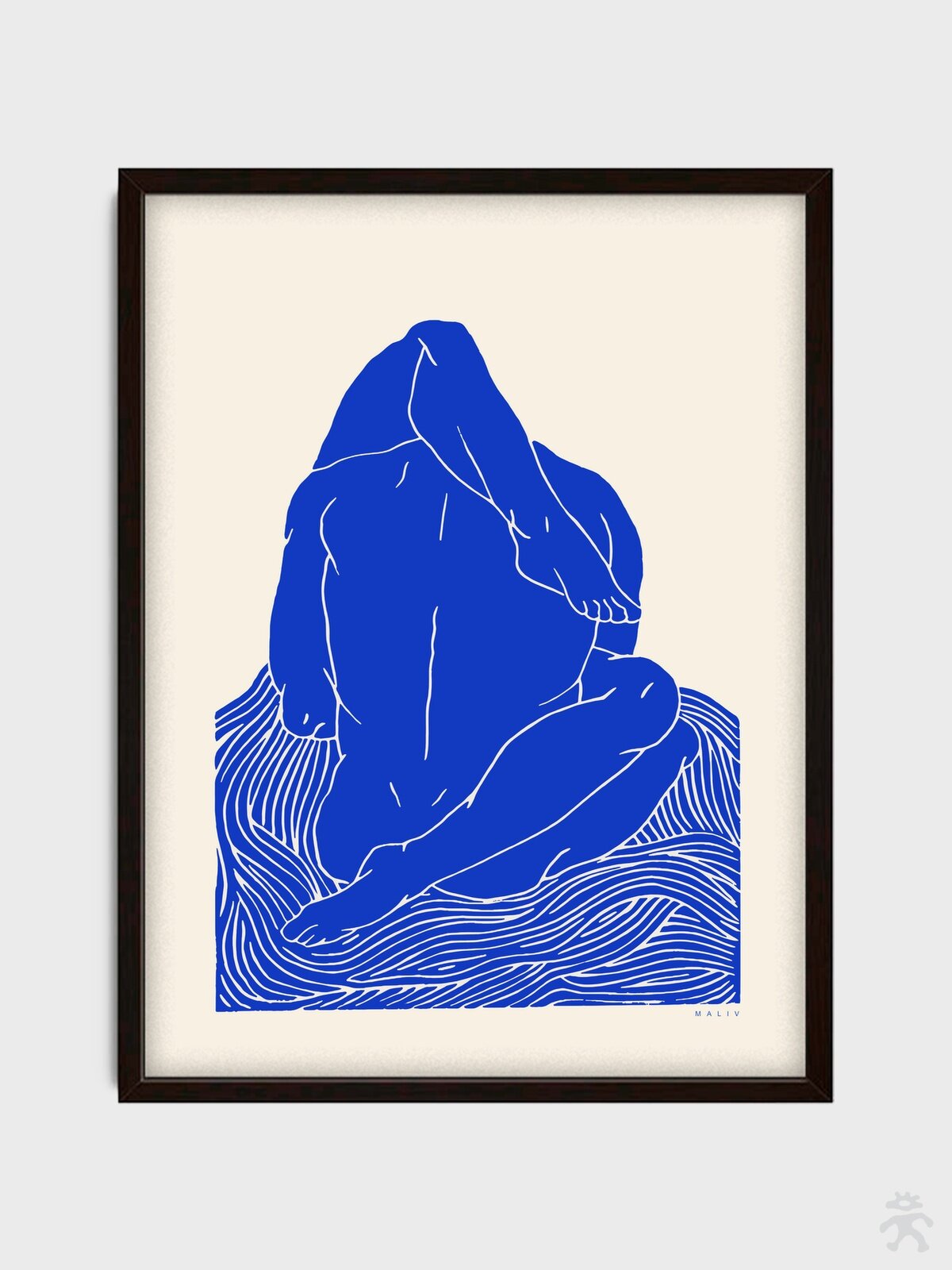 Интерьерный постер "Etreinte" в стиле pinterest, формат 30x40 см