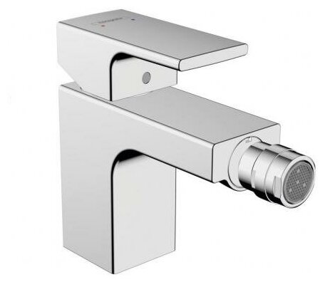 Смеситель для биде однорычажный со сливным гарнитуром Hansgrohe Vernis Shape 71211000, хром