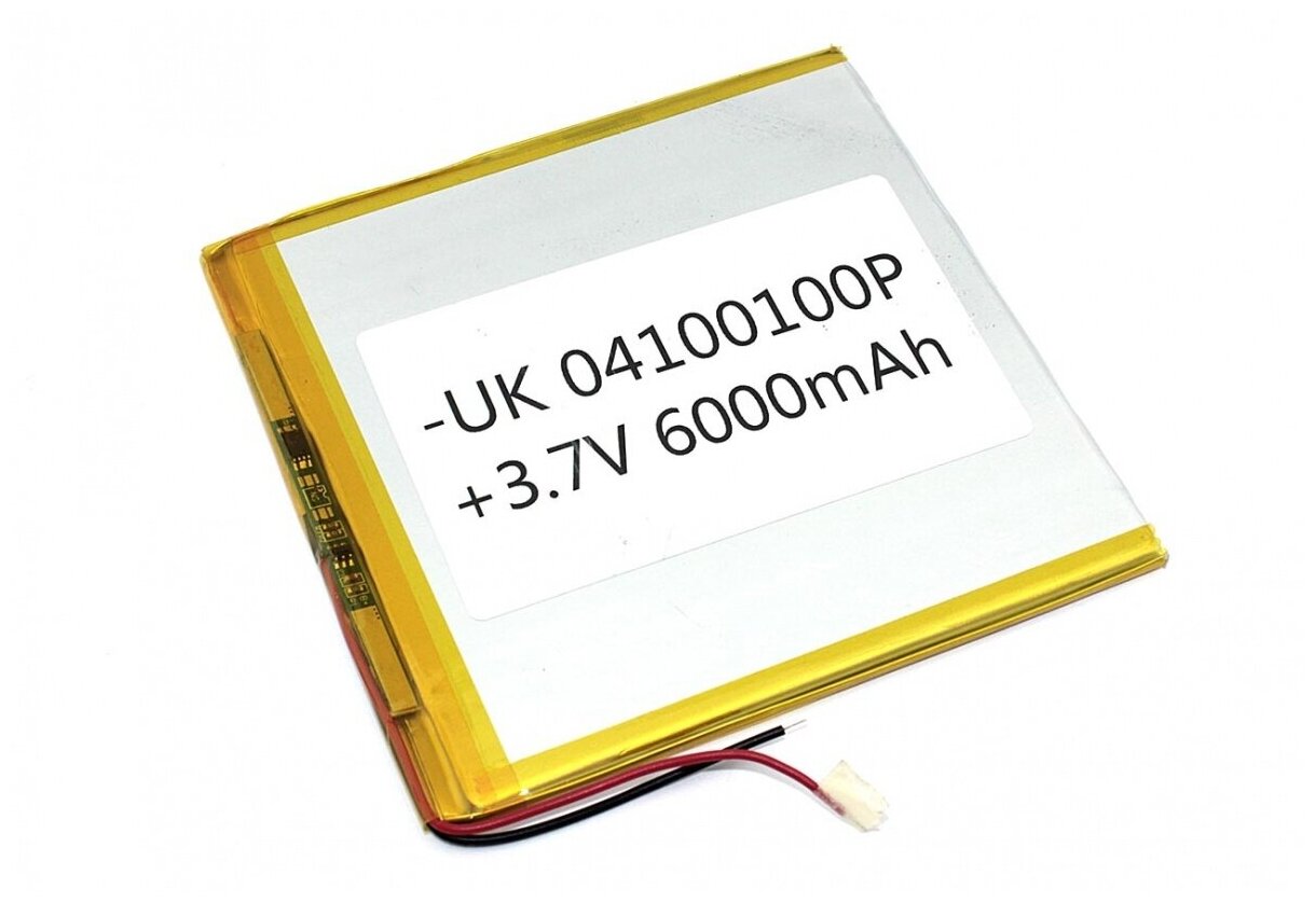 Аккумулятор Li-Pol (батарея) 4x100x100mm 2pin 3.7V/6000mAh
