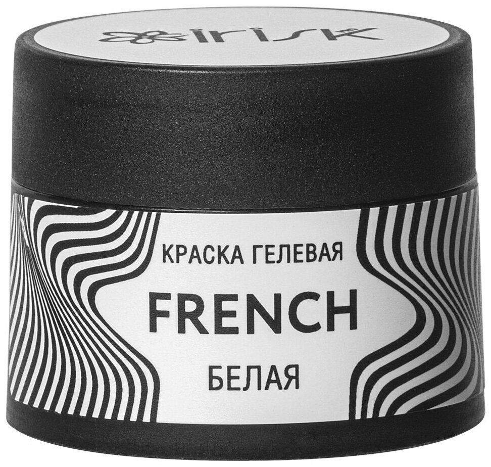 Краска гелевая IRISK French, 5мл (01 Белая)
